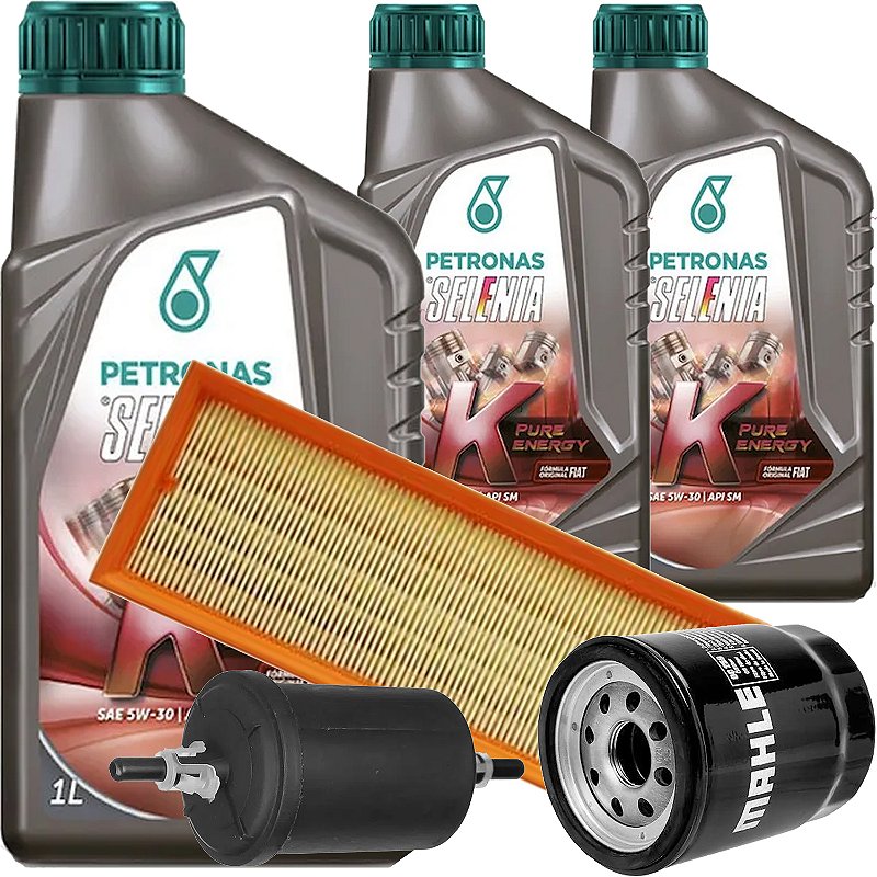 Kit Troca Oleo 5w30 Selenia K Pure Energy Filtros Fiat Novo Palio Uno ...