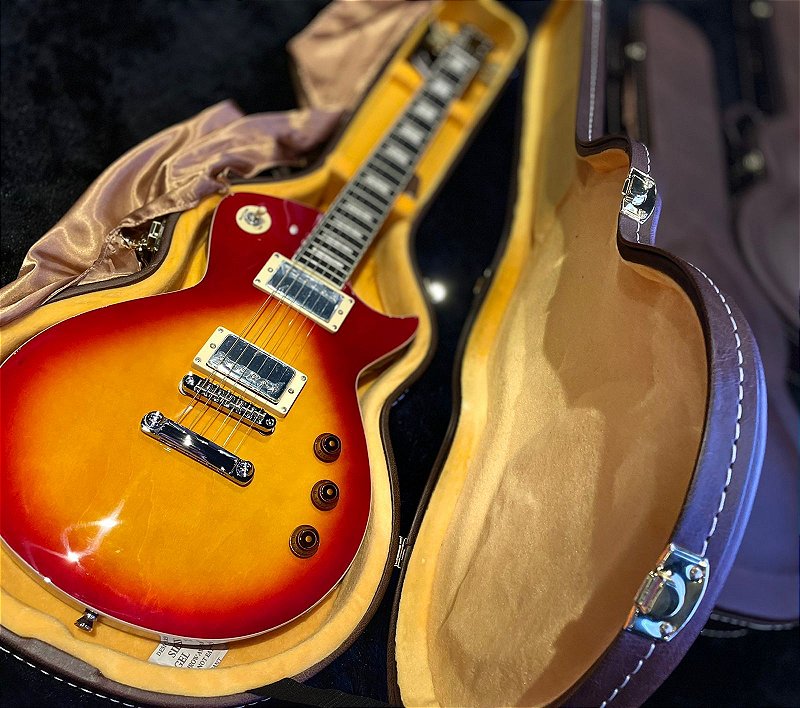 Guitarra Les Paul Tagima Mirach Cb Cherry Burst C/ Case - Guitar Music Shop