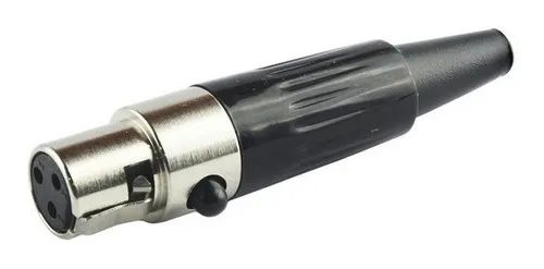 Conector Mini Xlr Femea Femea Hjh - Guitar Music Shop