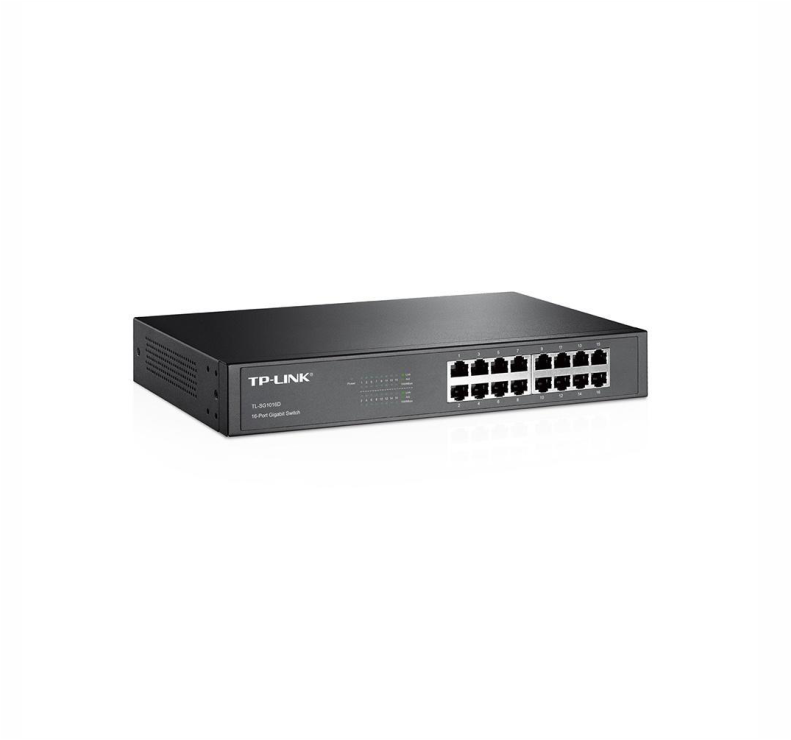 SWITCH 16P 10/100/1000 TP-LINK TL-SG1016D - Vanzetto Informática