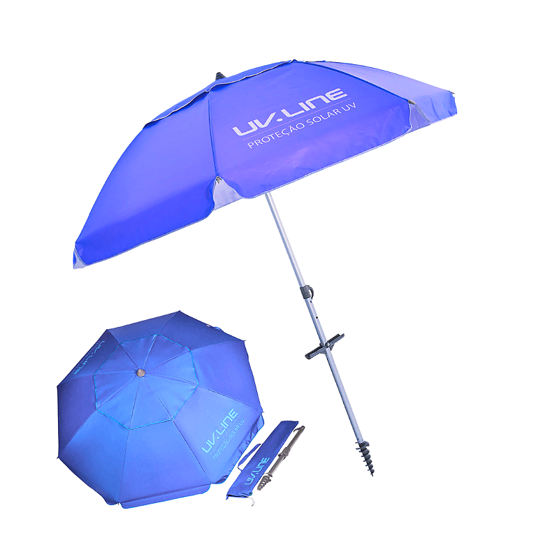 Guarda-Sol UV.Line FPU50+ Cabo Articulado Quebra-Vento 1,90m - Produtos ...