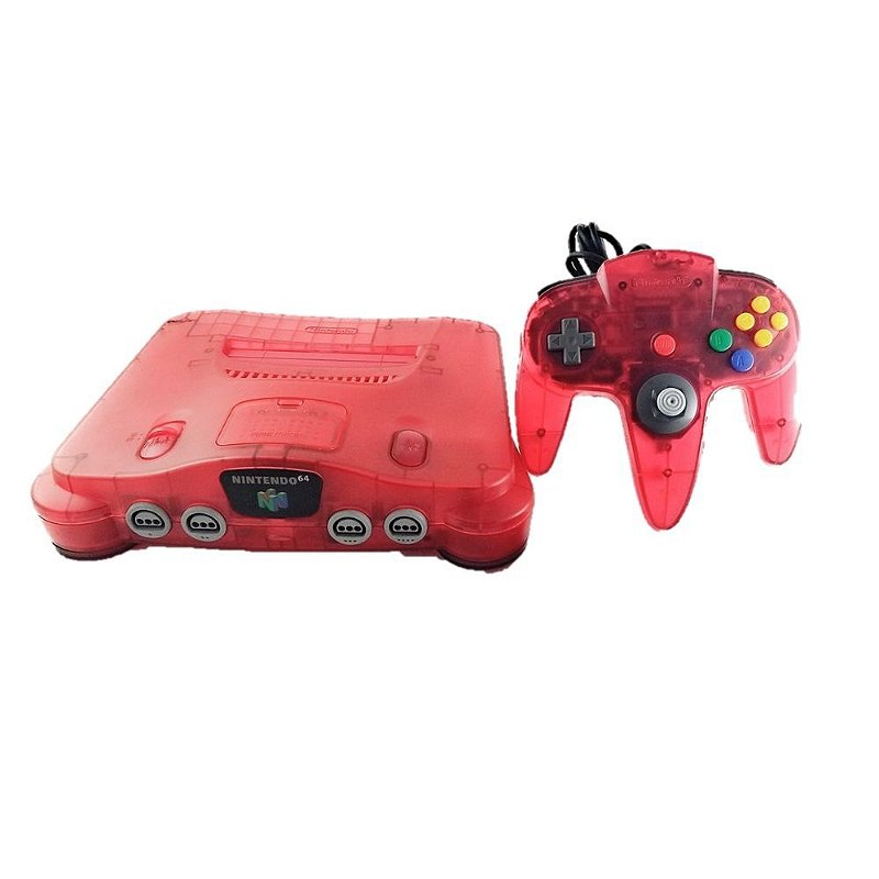 Console Nintendo 64 Red Clean Usado - Meu Game Favorito