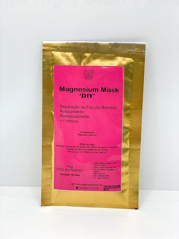 Magnesium Mask 'DIY' - Pele mais relaxada e firme em apenas 15 minutos ...