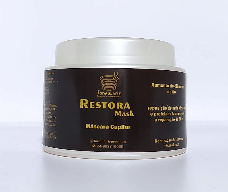 Restora Mask - Máscara Capilar - Formularis Farmácia de Manipulação