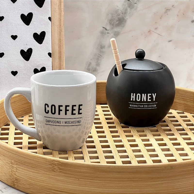 MELEIRA HATTAN PRETA SCRIPT BRANCO 350ML - A loja física Amor de Casa & Cozinha foi criada em ...