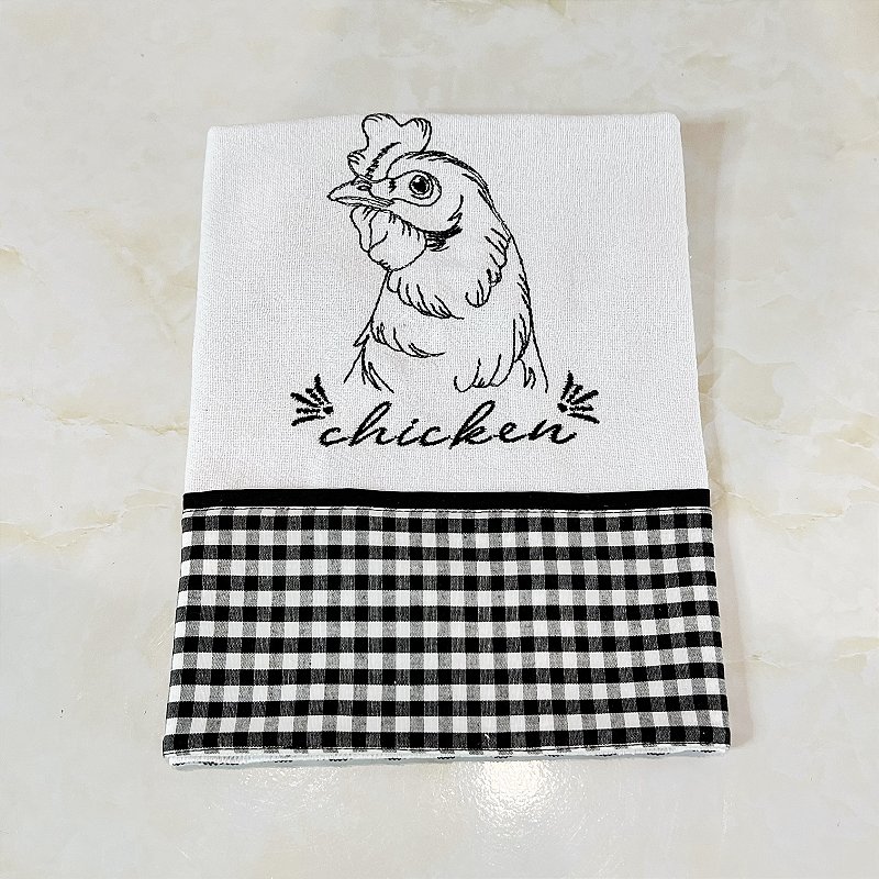 PANO DE PRATO GOURMET CHICKEN PRETO - A loja física Amor de Casa ...