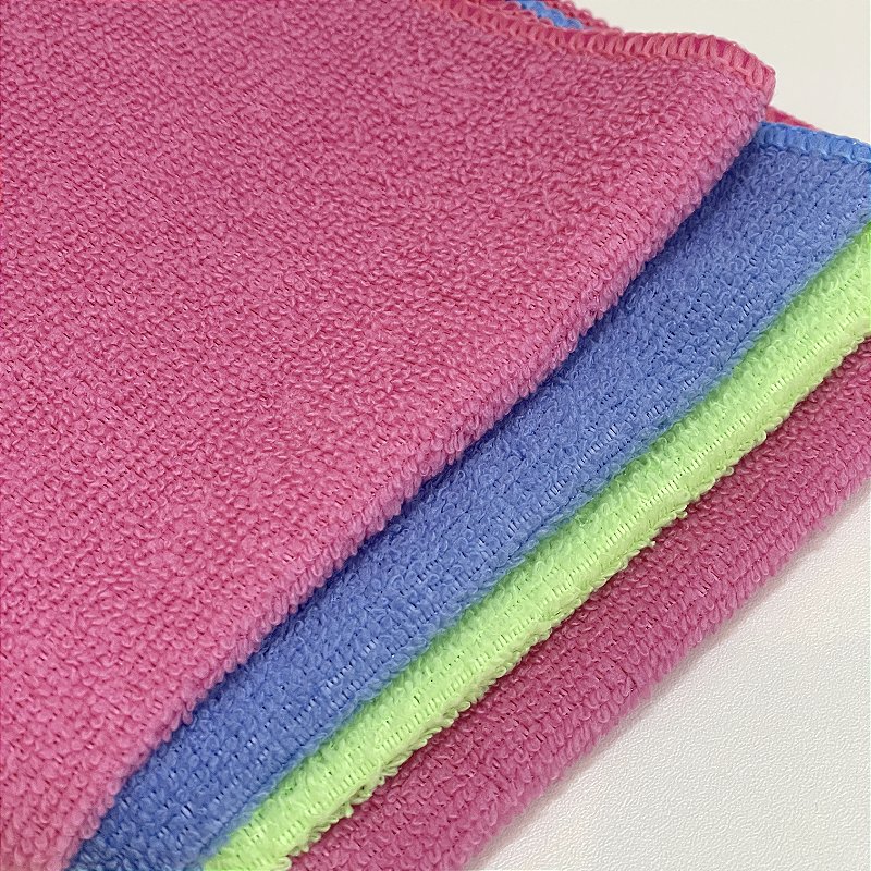PANO DE MICROFIBRA 2 UNIDADES COLORIDAS 35CM - A loja física Amor de ...