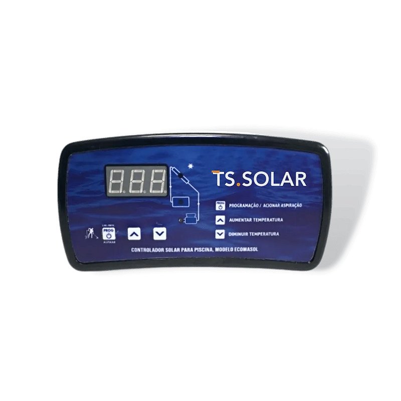 Controlador Solar Ecomasol V1 TS Solar - AquaFix Piscinas - A loja da sua Piscina