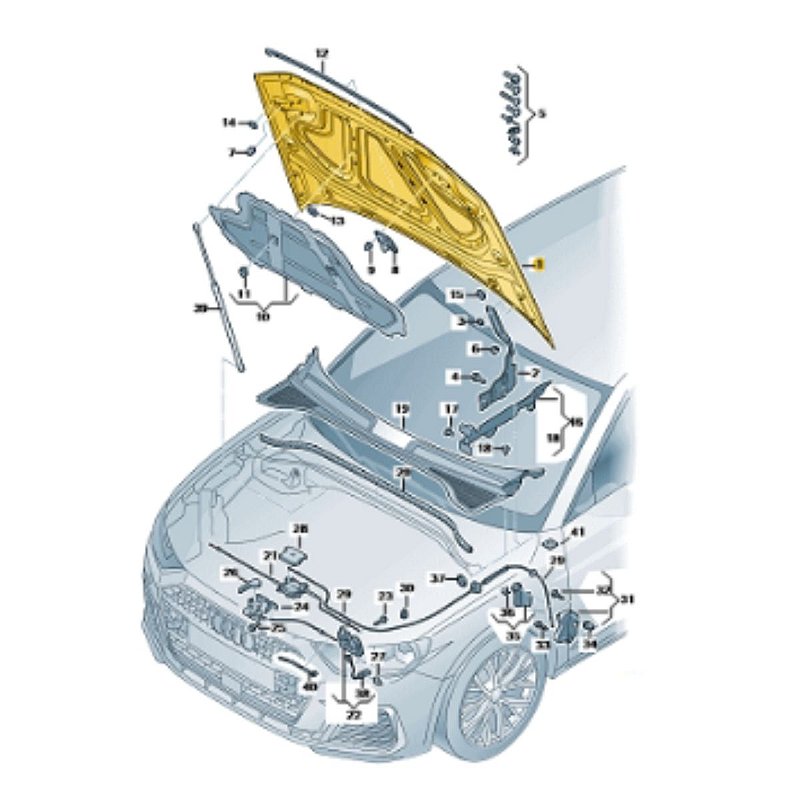 CAPO MOTOR AUDI Q3 2019>> 83A823029 ALUIMINIO - GSANTOS IMPORTADORA DE ...