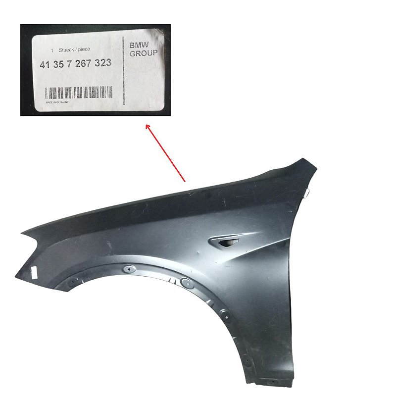 PARALAMA ESQUERDO BMW X3 X4 11-17 41357267323 ORIGINAL - GSANTOS ...