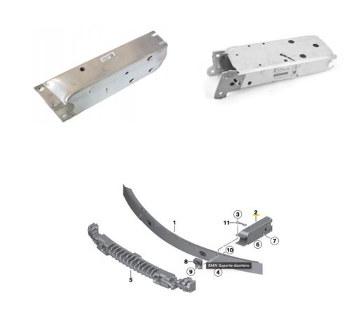 SUPORTE DA VIGA LE BMW X3 F15 X4 13-15 51647274657 - GSANTOS ...