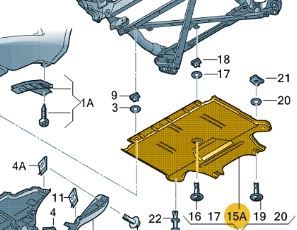 ISOLANTE ACÚSTICO DIANTEIRA - TRASEIRA 8K1863822S - G Santos pecas e ...