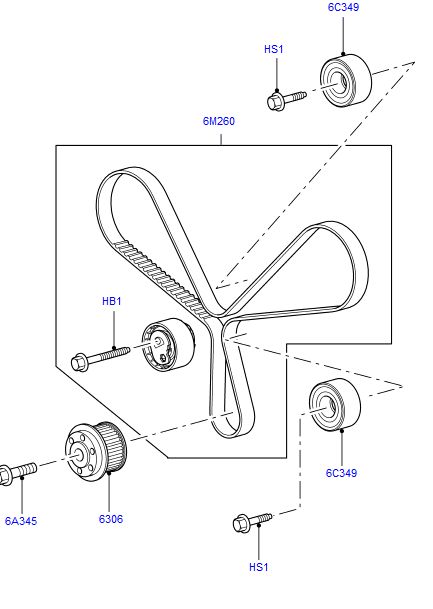 TENSIONADOR CORREIA LAND ROVER DISCOVERY 4 3.0 1311306 - GSANTOS ...