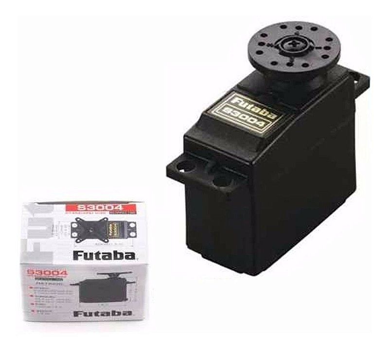 Servo Futaba S3004 4,1kg-cm - TM Hobbies - Modelismo