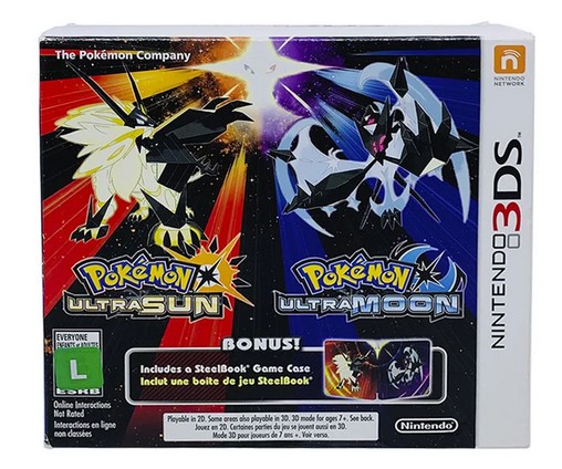 Pokemon Ultra Sun + Pokemon Ultra Moon Veteran Trainer's Dual Pack 3DS ...