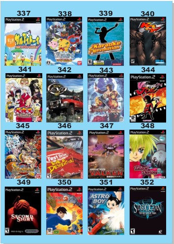 Catálogo Jogos Playstation 2 (Ps2) - 337 à 352 - Fenix GZ - 18 anos no ...