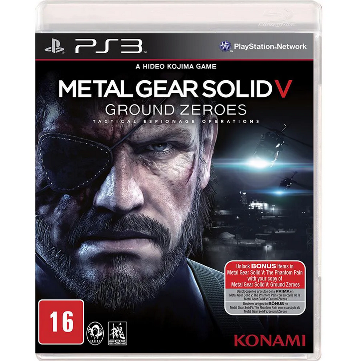 Metal Gear Solid V Ground Zeroes - Ps3 (USADO) - Fenix GZ - 18 anos no ...