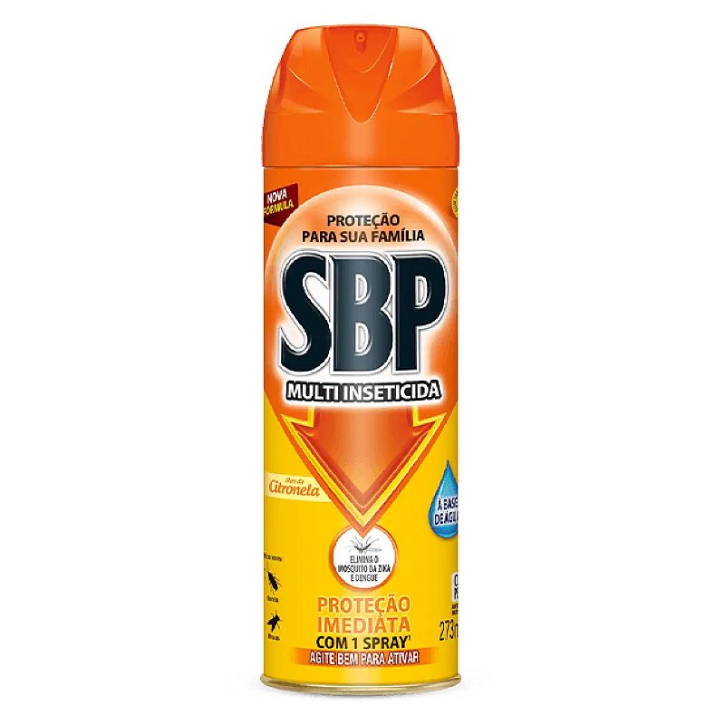 INSETICIDA AERO SBP MULTI CITRONELA 380ml - Casa Limpa Produtos de Limpeza