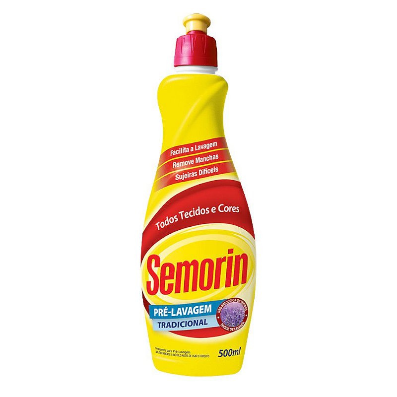 SEMORIN PRÉ LAVAGEM TRADICIONAL 500ML - Casa Limpa Produtos de Limpeza
