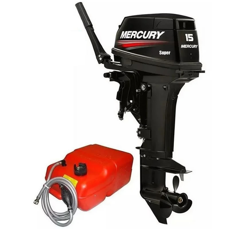 Motor de popa Mercury 15 Super 18 HP 2T - Martinelli Motores - 34 anos