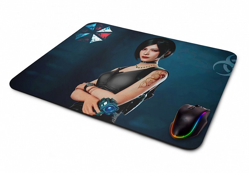 Mouse pad Gamer Resident Evil 2 Ada - Artgeek - Loja Nerd de Decoração ...