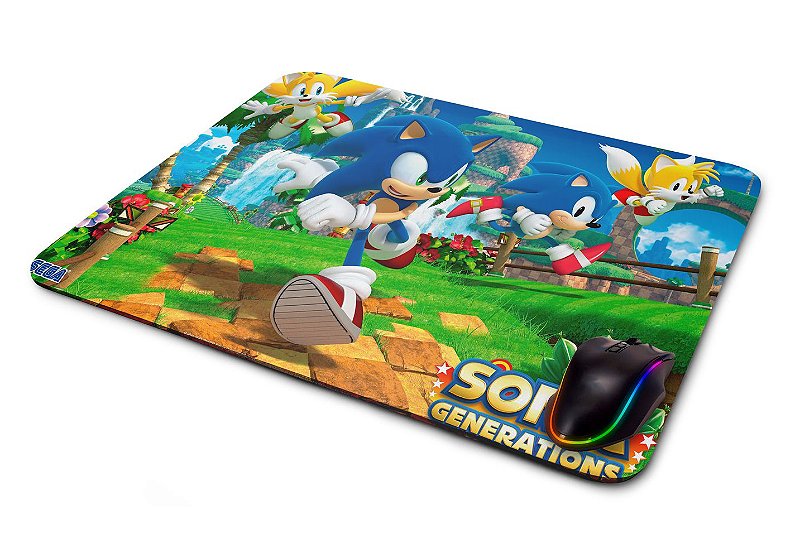 Mouse pad Gamer Sonic Generator - Artgeek - Loja Nerd de Decoração e ...