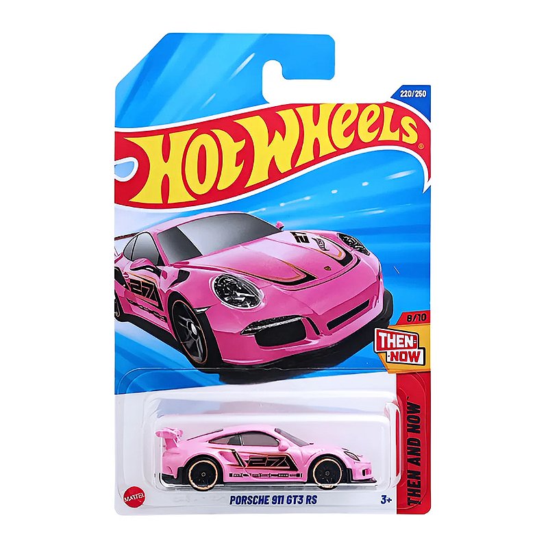 Carro Hot Wheels Porsche 911 GT3 RS Rosa 2025 Lote L JBB35 8/10 - Paulo ...