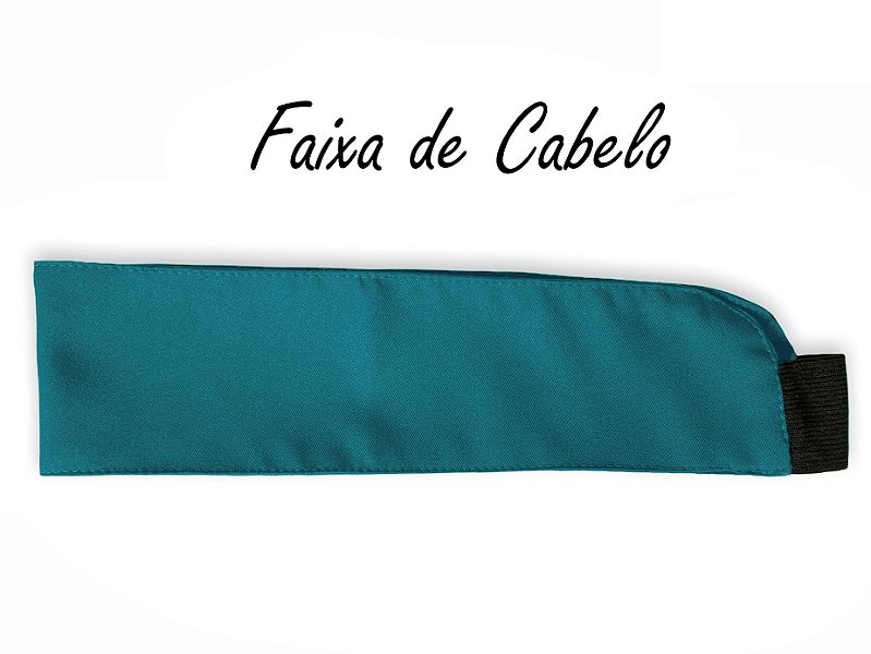 Faixa de Cabelo cor- Verde Botanical - Uniblu - www.uniblu.com.br