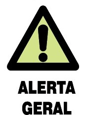 PLACA INDICATIVA DE ALERTA GERAL - JP Extintores