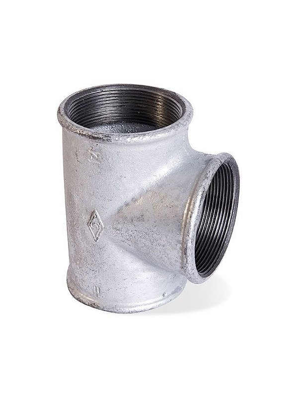 Tee galvanizado x 90º 2.1/2" - JP Extintores