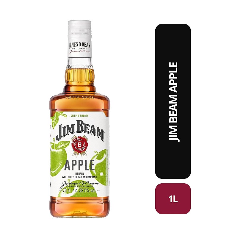 Whisky Jim Beam Apple - 1L - Bebida In Box