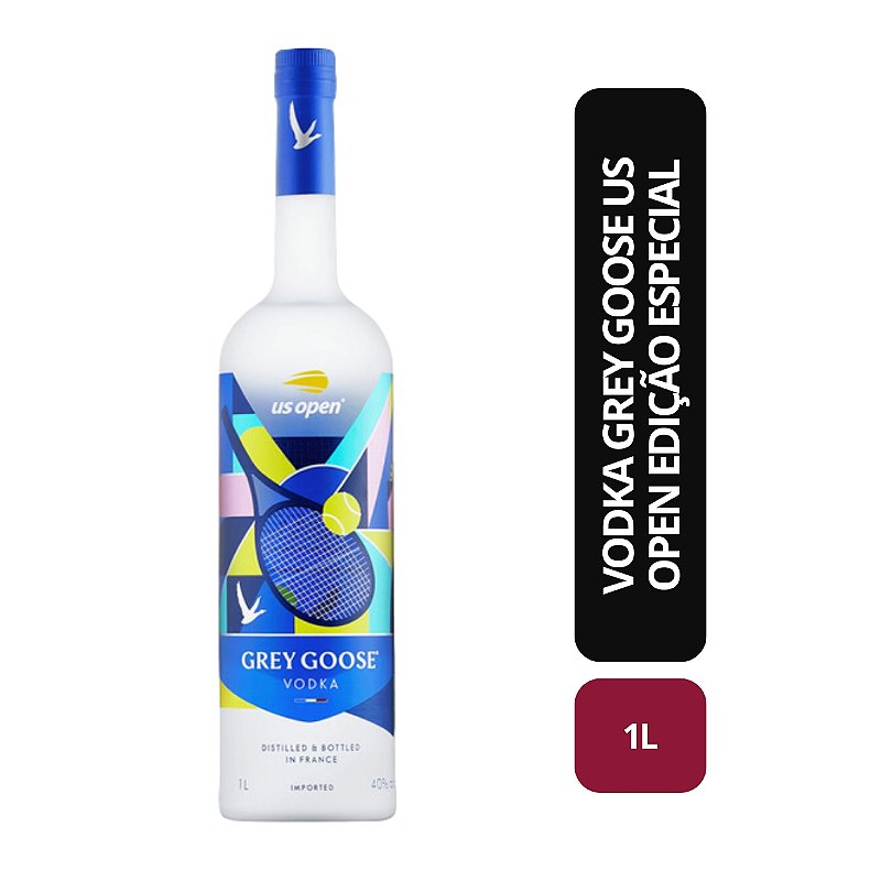 Vodka Grey Goose US Open - 1L (Edição Especial) - Bebida In Box