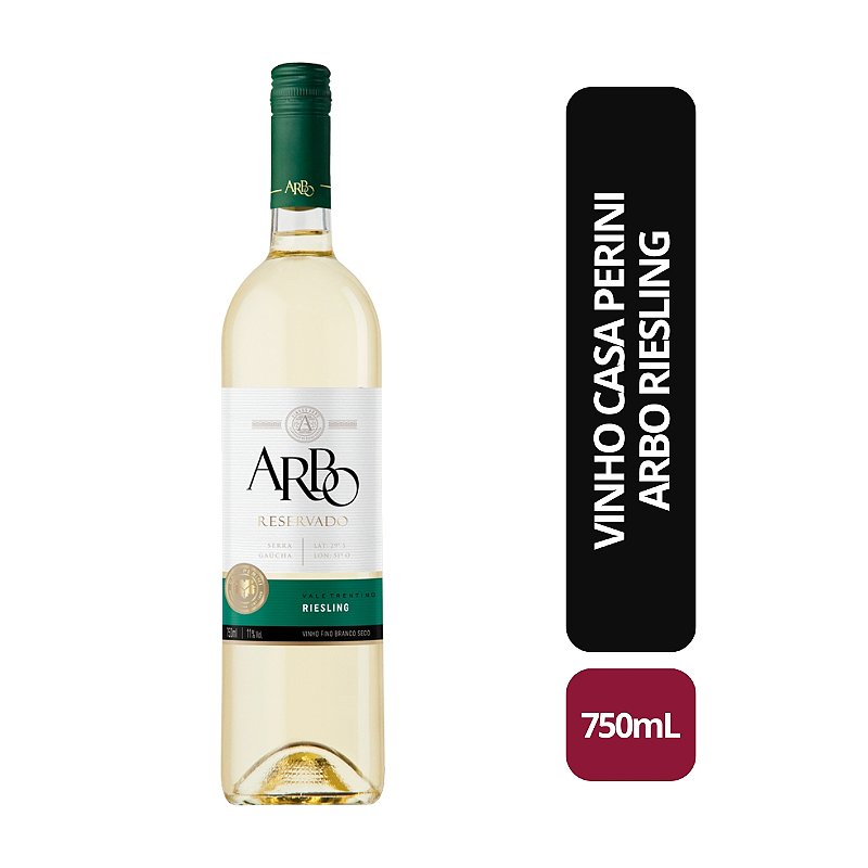 VINHO CASA PERINI ARBO RIESLING - 750ML - Bebida In Box