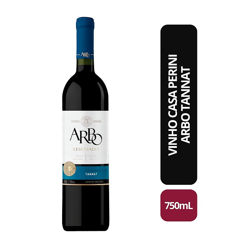 VINHO CASA PERINI ARBO TANNAT - 750ML - Bebida In Box