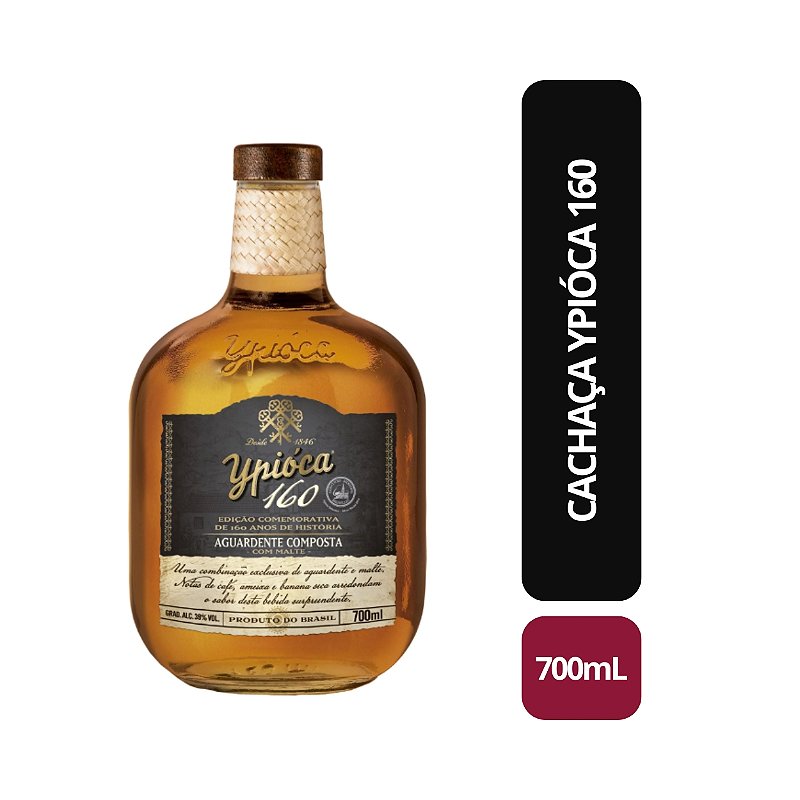 Cachaça Ypióca 160 - 700 ml - Bebida In Box
