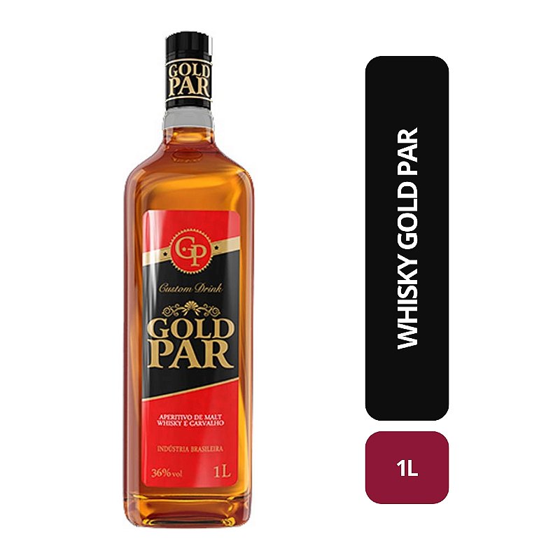 WHISKY GOLD PAR - 1L - Bebida In Box