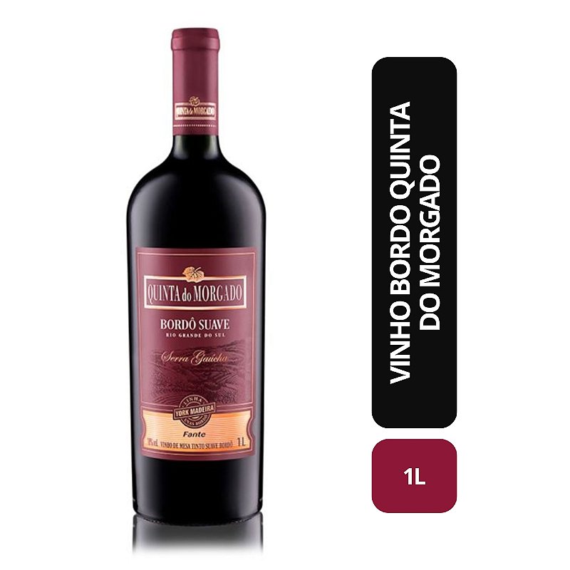 VINHO BORDO QUINTA DO MORGADO - 1L - Bebida In Box