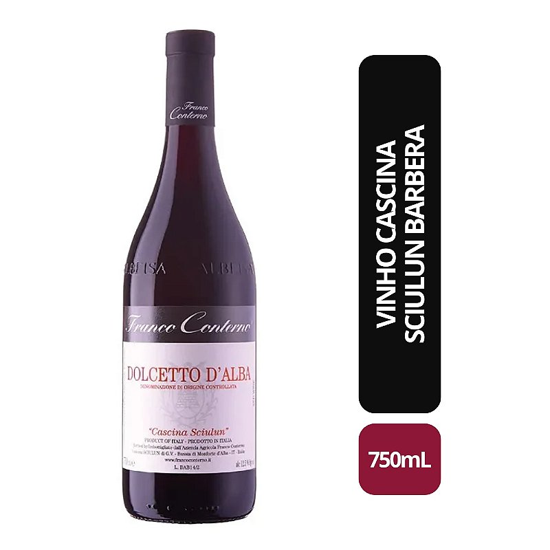 Franco Conterno Cascina Sciulun Barbera d'Alba - 750ml - Bebida In Box