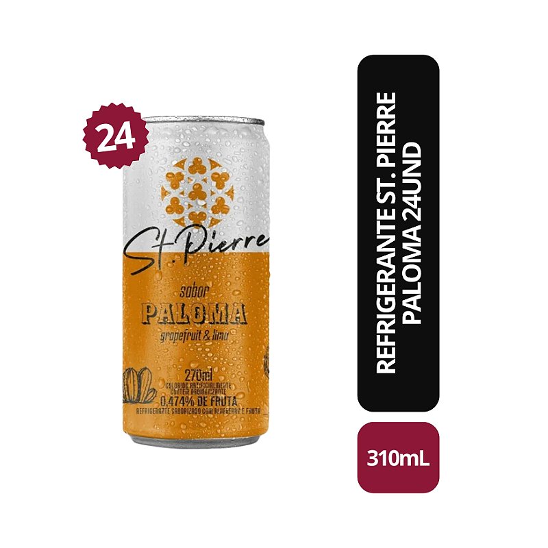 Refrigerante St. Pierre St. Pierre Paloma 24 unids - 310ml - Bebida In Box