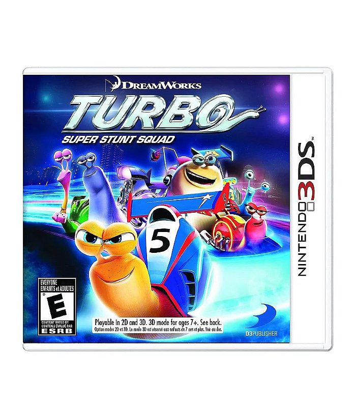 JOGO TURBO: SUPER STUNT SQUAD - 3DS - MOOVE GAMES