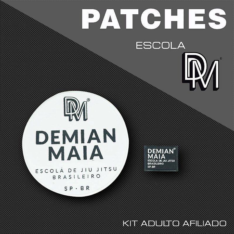 KIT PATCHES AFILIADOS ESCOLA DM ADULTO - Kimono Jiu Jitsu com o melhor ...