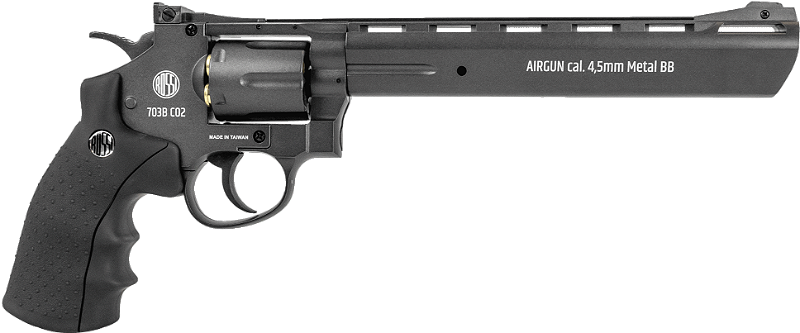 Revólver Rossi Oxidado 8" (703B) CO2 4,5mm - Try Airsoft