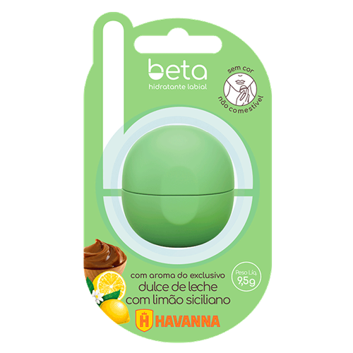 Hidratante Labial Beta Limão Siciliano - Havanna 9,5g - Atacado do Esmalte