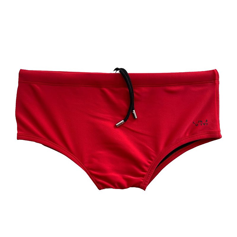 Sunga VM Clássica Lisa Vermelha - VM Wear