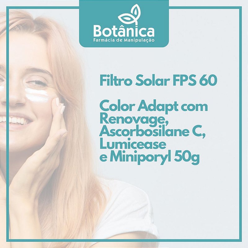 Proteção Solar Avançada: Filtro Solar FPS 60 Color Adapt - Farmácia Bo ...