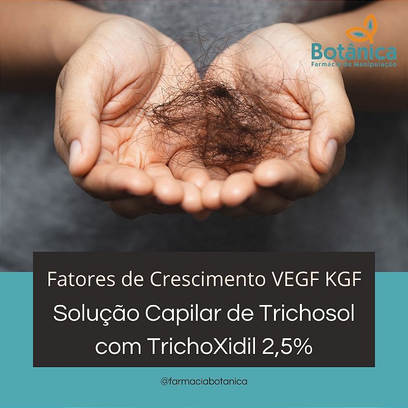 Trichosol: Estimulador Capilar com VEGF, KGF e TrichoXidil - Farmácia ...