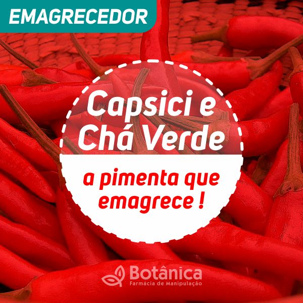 Termogênico Capsiate e Chá Verde 60 cápsulas - Farmácia Botânica ...