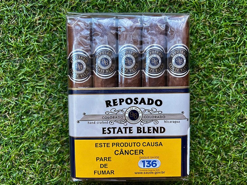 Charuto Reposado 96 Estate Blend Colorado Robusto - Display com 10 ...