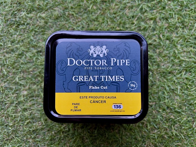 Para Cachimbo Doctor Pipe Great Times Flake - 50g - PipeSmoking360 - Cachimbos e Charutos