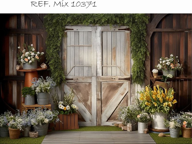 Fundo Fotográfico Cenário Rústico - MIX ESTILOS Fundos Fotográficos